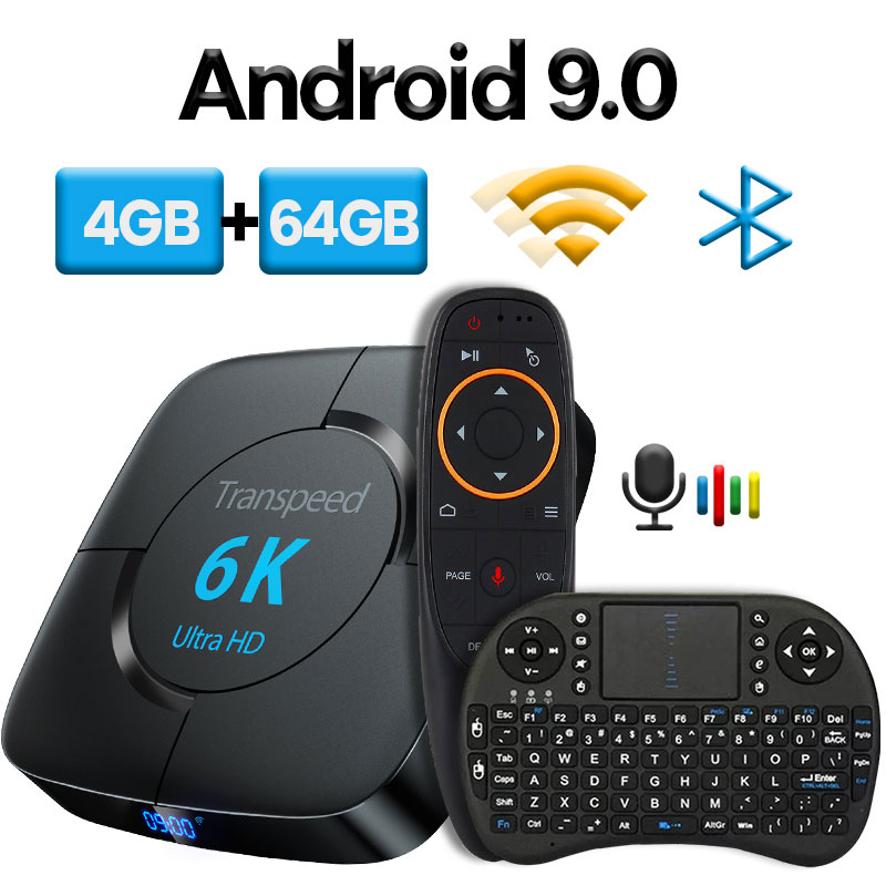 TV Box Voice Assistant YouTube 6K 3D Wifi – Monocular Vision